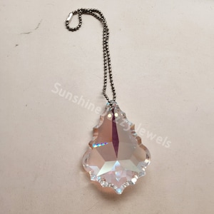 Swarovski Crystal Blue AB 50mm Pendalogue 8901 Suncatcher/ Prism ...