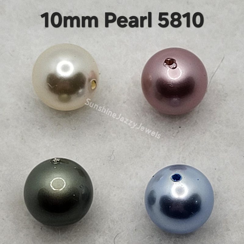 Pink 10mm Glass Pearls - Etsy