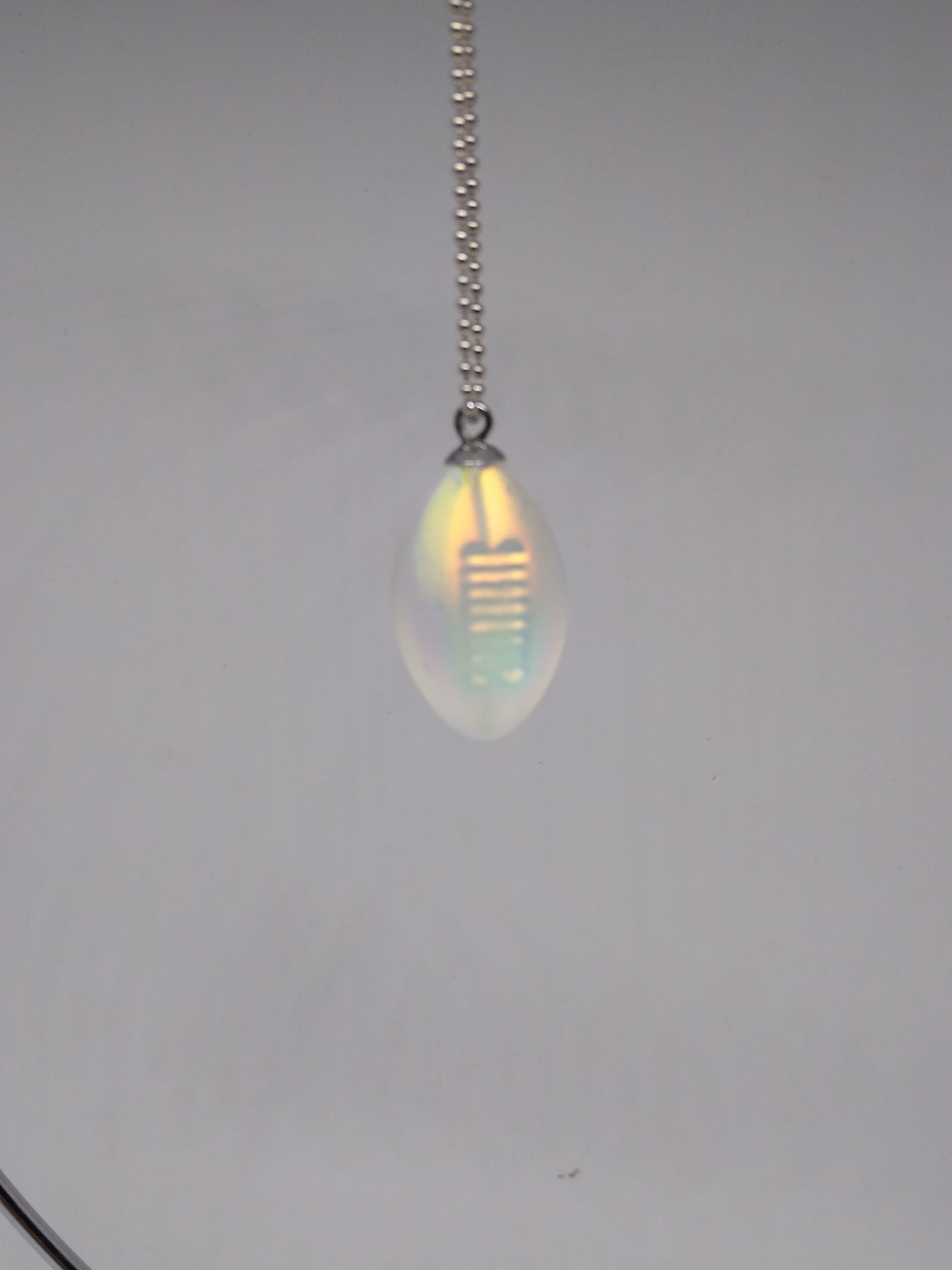 Swarovski Crystal Matte Finish AB2X 28mm Football 6385 Suncatcher ...