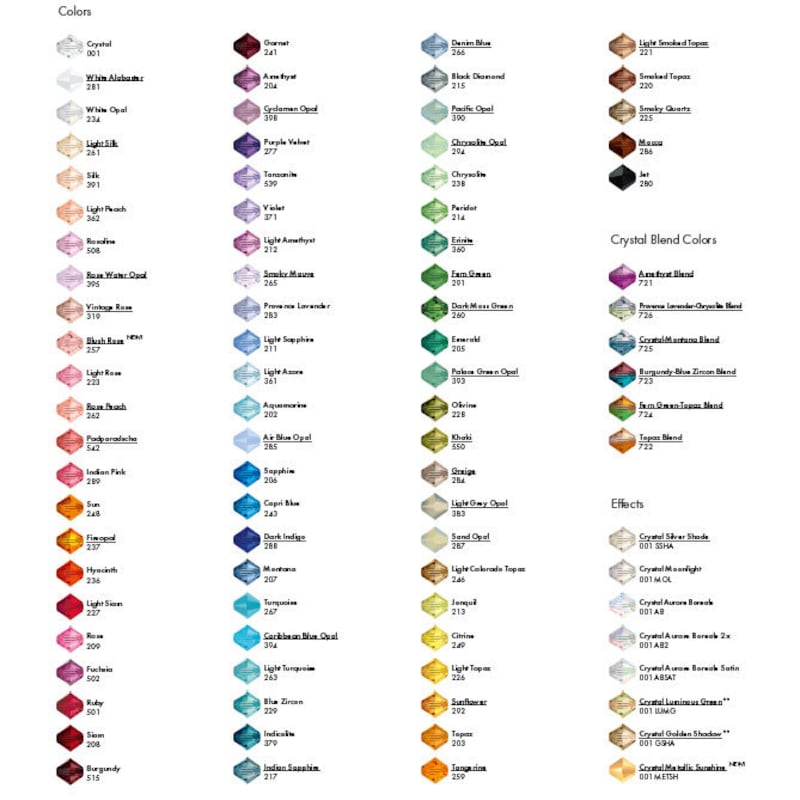 Swarovski Diamond Gem 6mm - Etsy