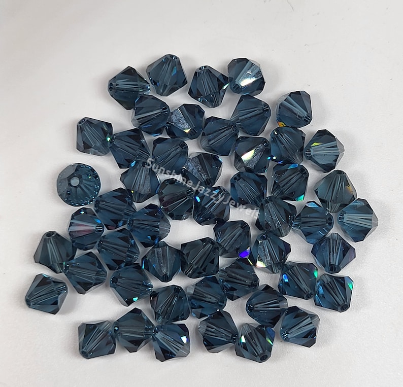 12pc Swarovski Crystal 6mm Bicone Beads; MANY COLORS! - Etsy