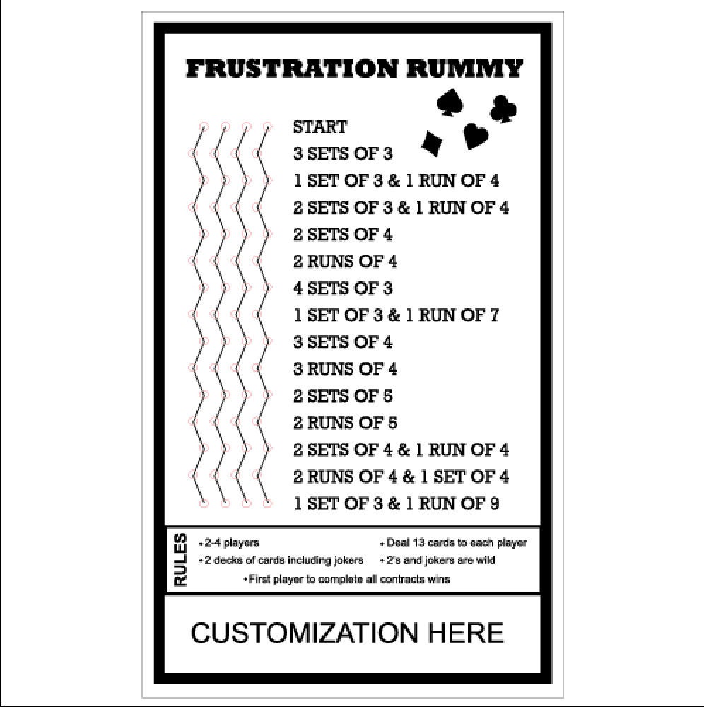Rummy Score Cards - Etsy rummy-score-cards-etsy