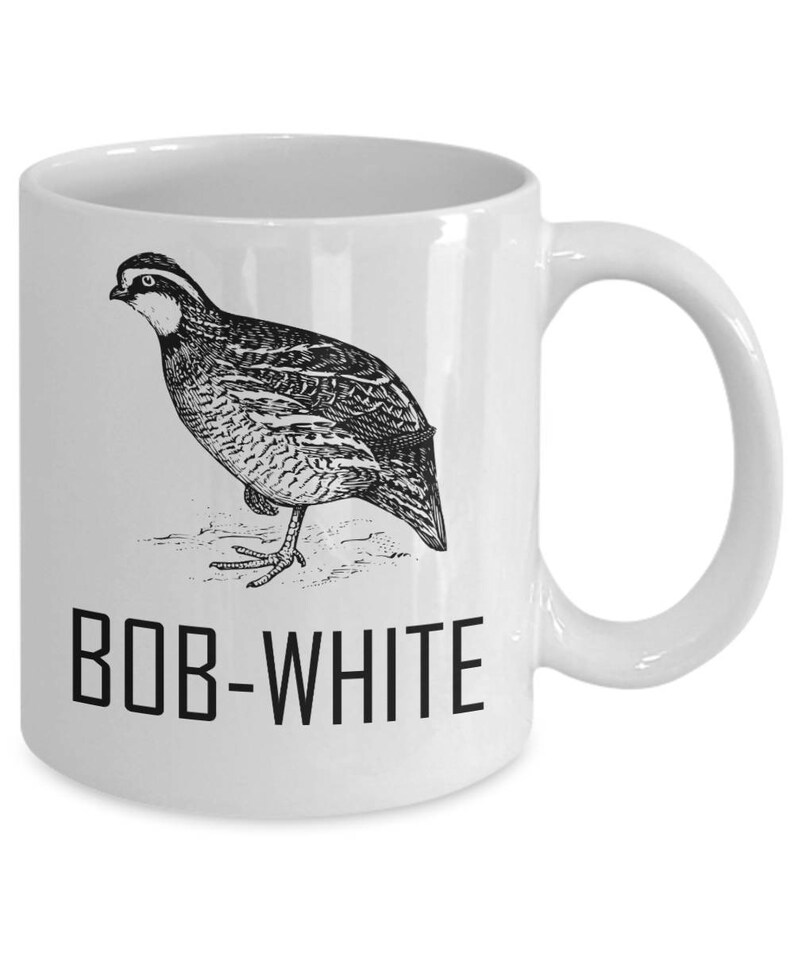 Bobwhite Quail Mug - Beautiful Sketch Gift - Northern Bob-white Coffee ...