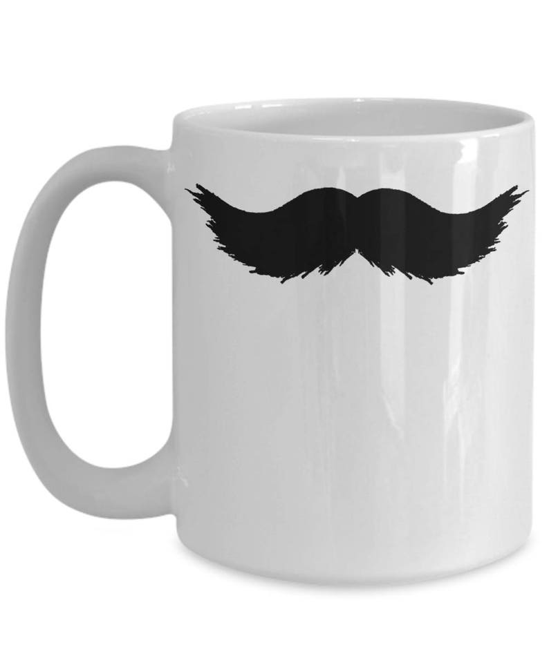 Mustache Coffee Mug Funny Hipster Facial Hair Joke Gift - Etsy