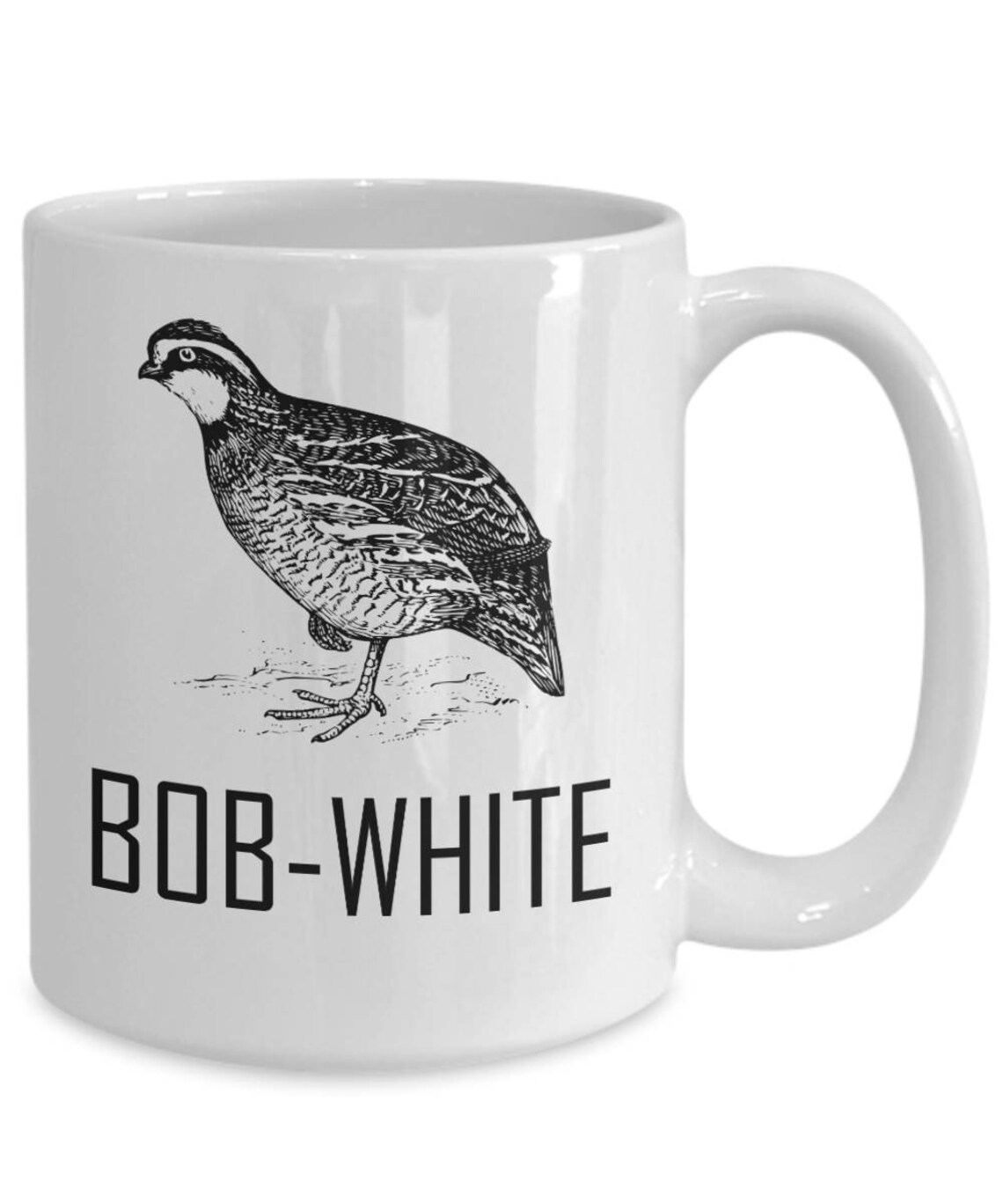 Bobwhite Quail Mug - Beautiful Sketch Gift - Northern Bob-white Coffee ...