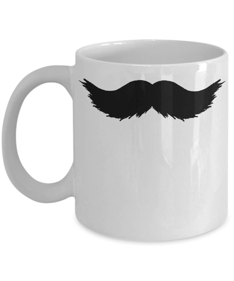 Mustache Coffee Mug - Funny Hipster Facial Hair Joke Gift - Etsy