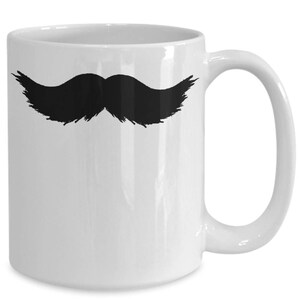 Mustache Coffee Mug - Funny Hipster Facial Hair Joke Gift - Etsy