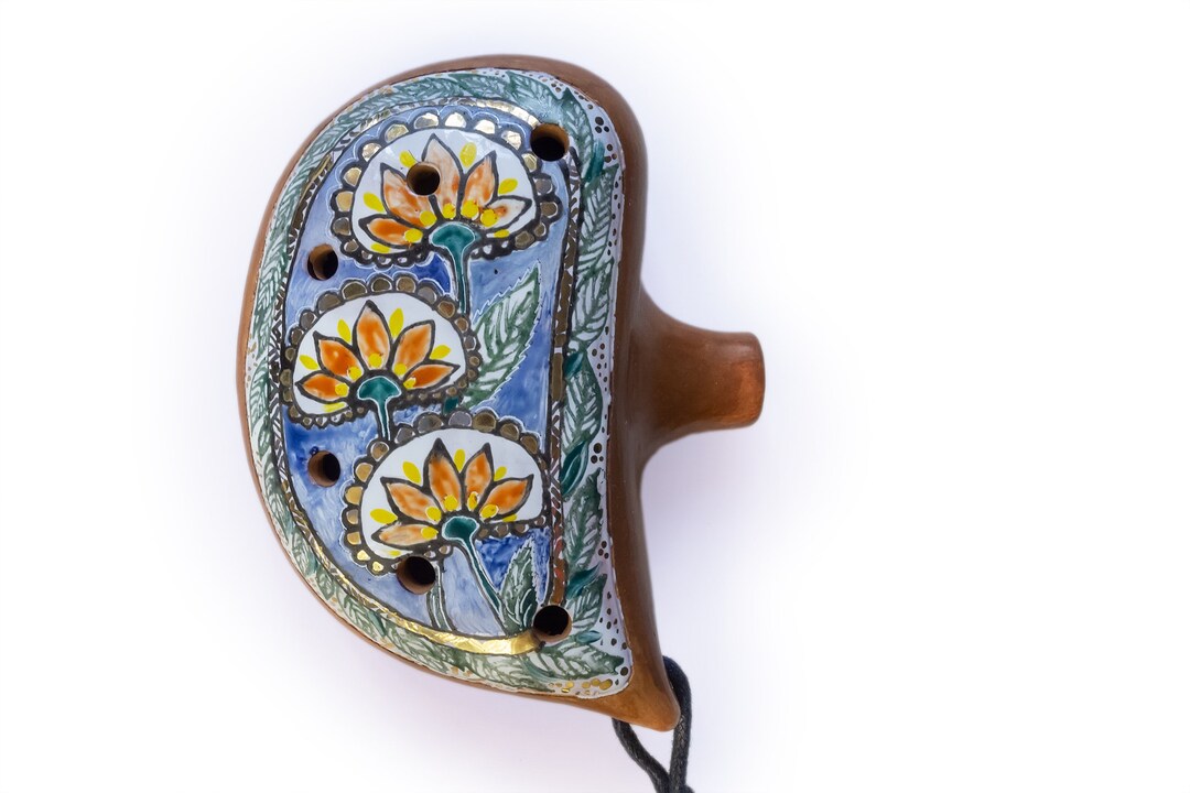 Ceramic Ocarina Song of Autumn Grass. Handmade Musical Instrument for ...