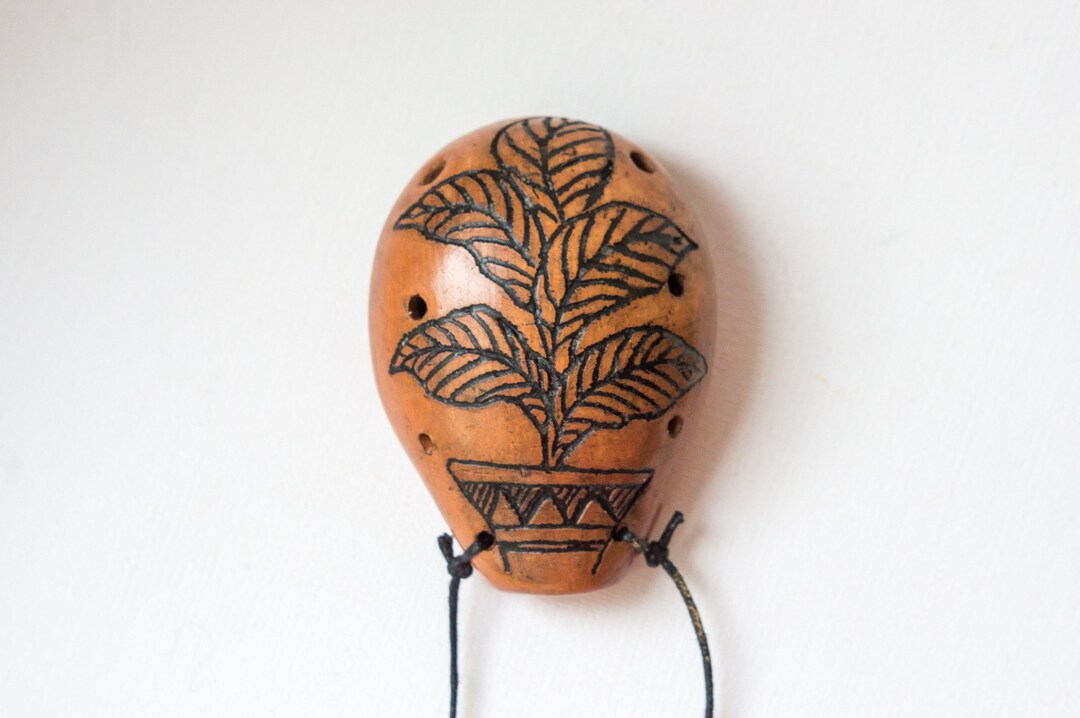 Ocarina Ceramic Cameo. Handmade Summer Outdoors Musical Ceramic ...