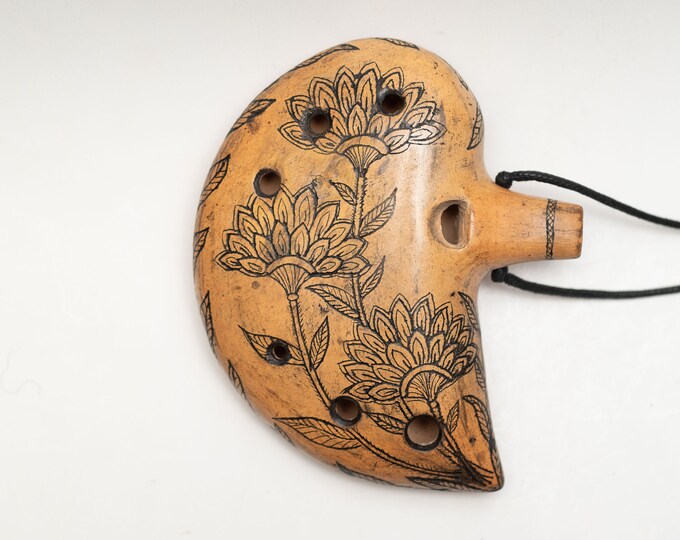 Ceramic Ocarina Song of Summer Grass. Handmade Musical Instrument for ...