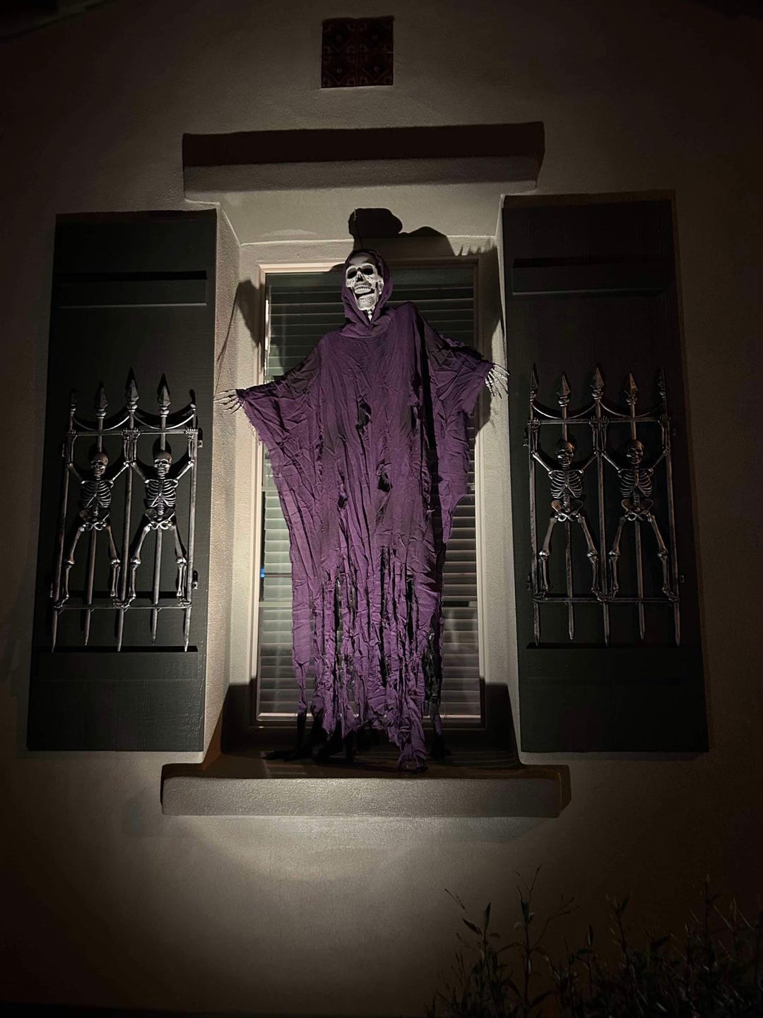 The Purple Phantom 6 Foot Hanging Halloween Skeleton - Etsy