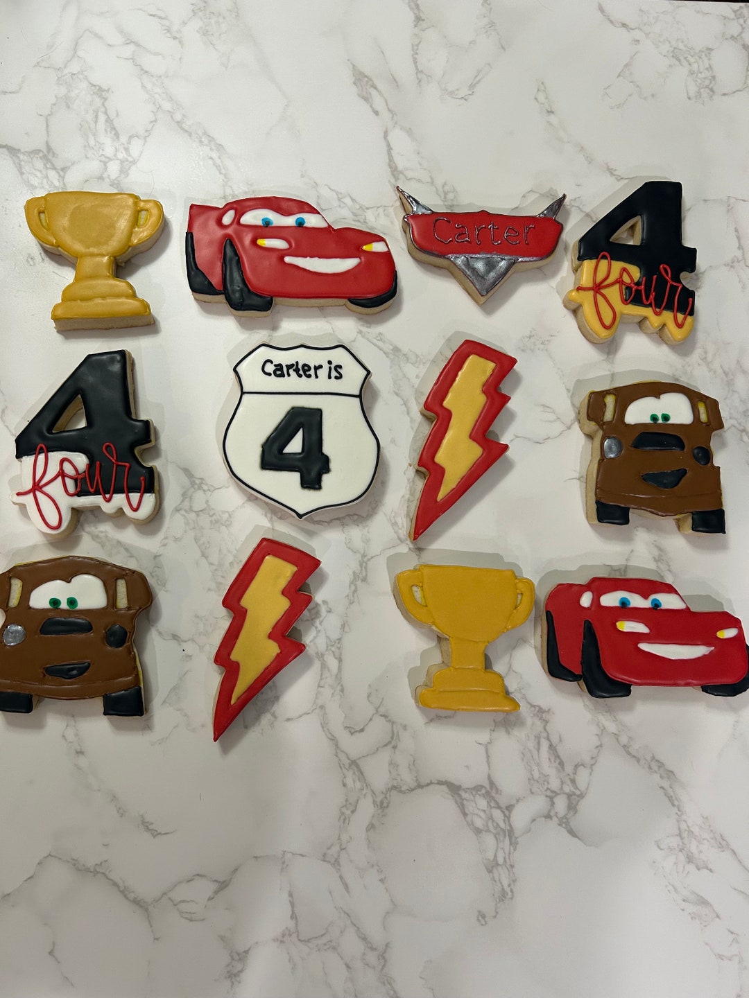 Pixar Cars Birthday Sugar Cookies - Etsy