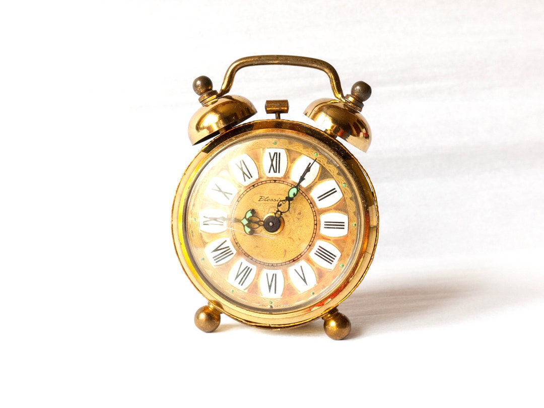 Blessing Ornate Filigree Brass Alarm Clock From the 1960s, NOT WORKING ...