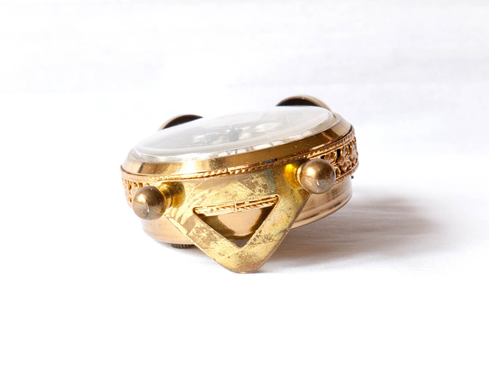 Blessing Ornate Filigree Brass Alarm Clock From the 1960s, NOT WORKING ...