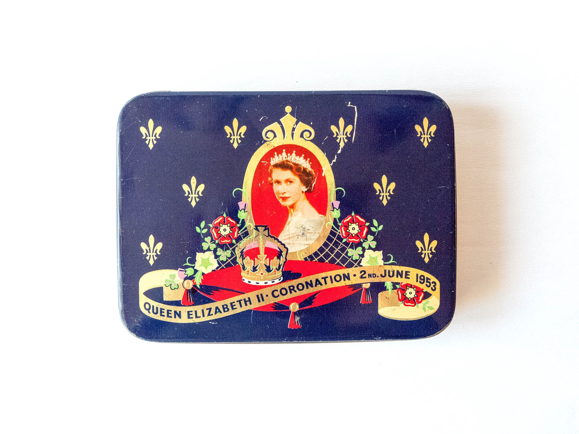 Vintage Queen Elizabeth II Coronation Tin Box by Cadbury From - Etsy