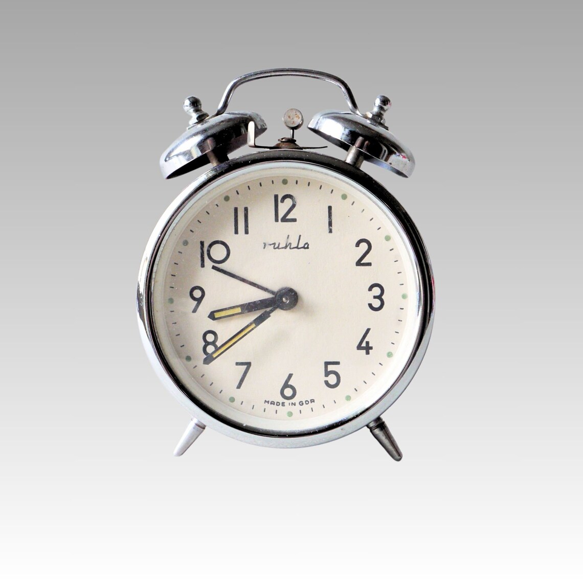 Red Mechanical Ruhla Alarm Clock From East Germany - Etsy