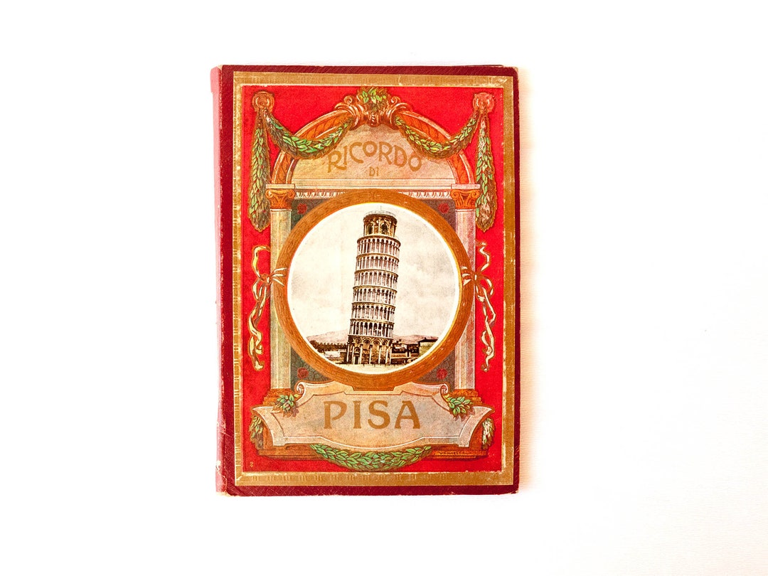 Ricordo Di Pisa, Foldout Italian Photo Album With Map, Collectible ...