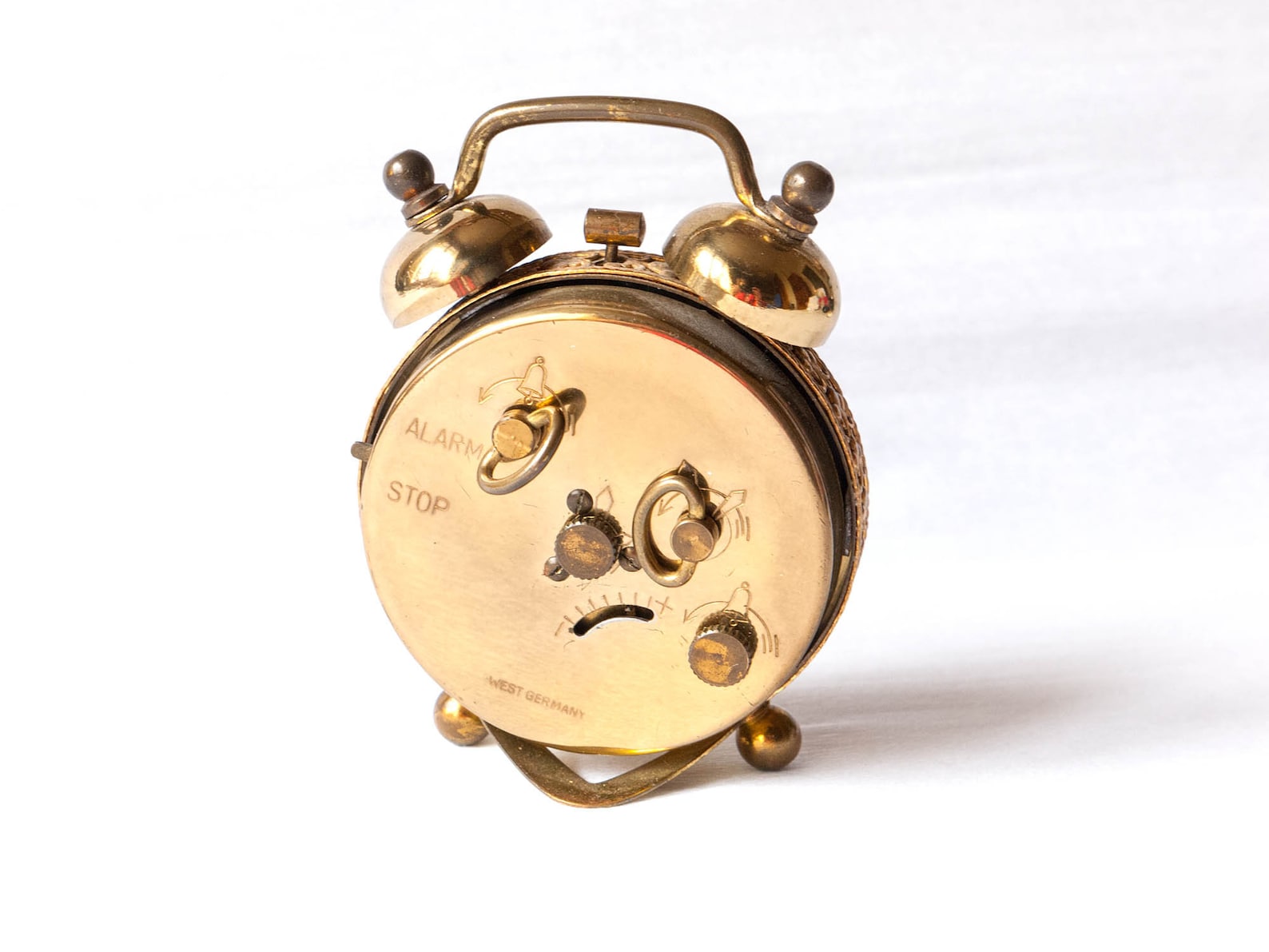 Blessing Ornate Filigree Brass Alarm Clock From the 1960s, NOT WORKING ...