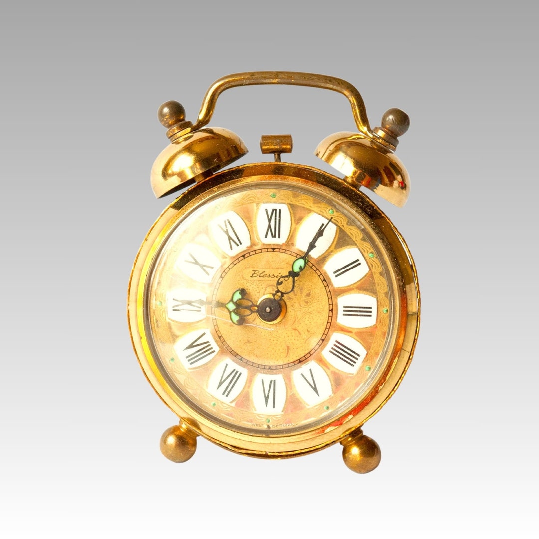 Blessing Ornate Filigree Brass Alarm Clock From the 1960s, NOT WORKING ...
