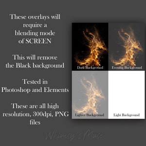 30 Spark and Fire Overlays, Magic Overlays, Photo Overlay, Photo ...