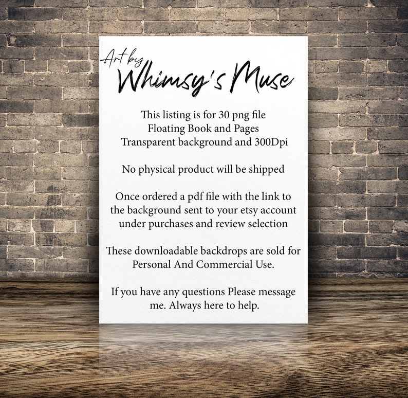 30 Book and Pages Overlays, Floating Pages Overlays, Photo Overlay ...