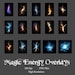 40 Magic Energy Overlays, Magic Orbs Overlays, Photo Overlay, Photo ...