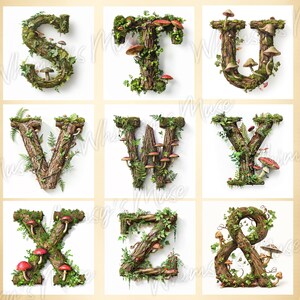 26 Magical Alphabet Letters, Fantasy Letters, Transparent Background ...