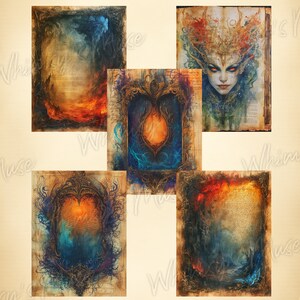 20 Fantasy Parchment, Photo Overlay, Vintage Textures, Vintage Overlays ...