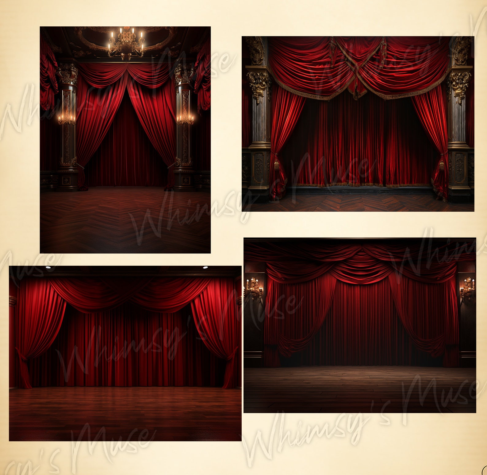 12 Stage Background for Composite Photography, Graduation Photography ...