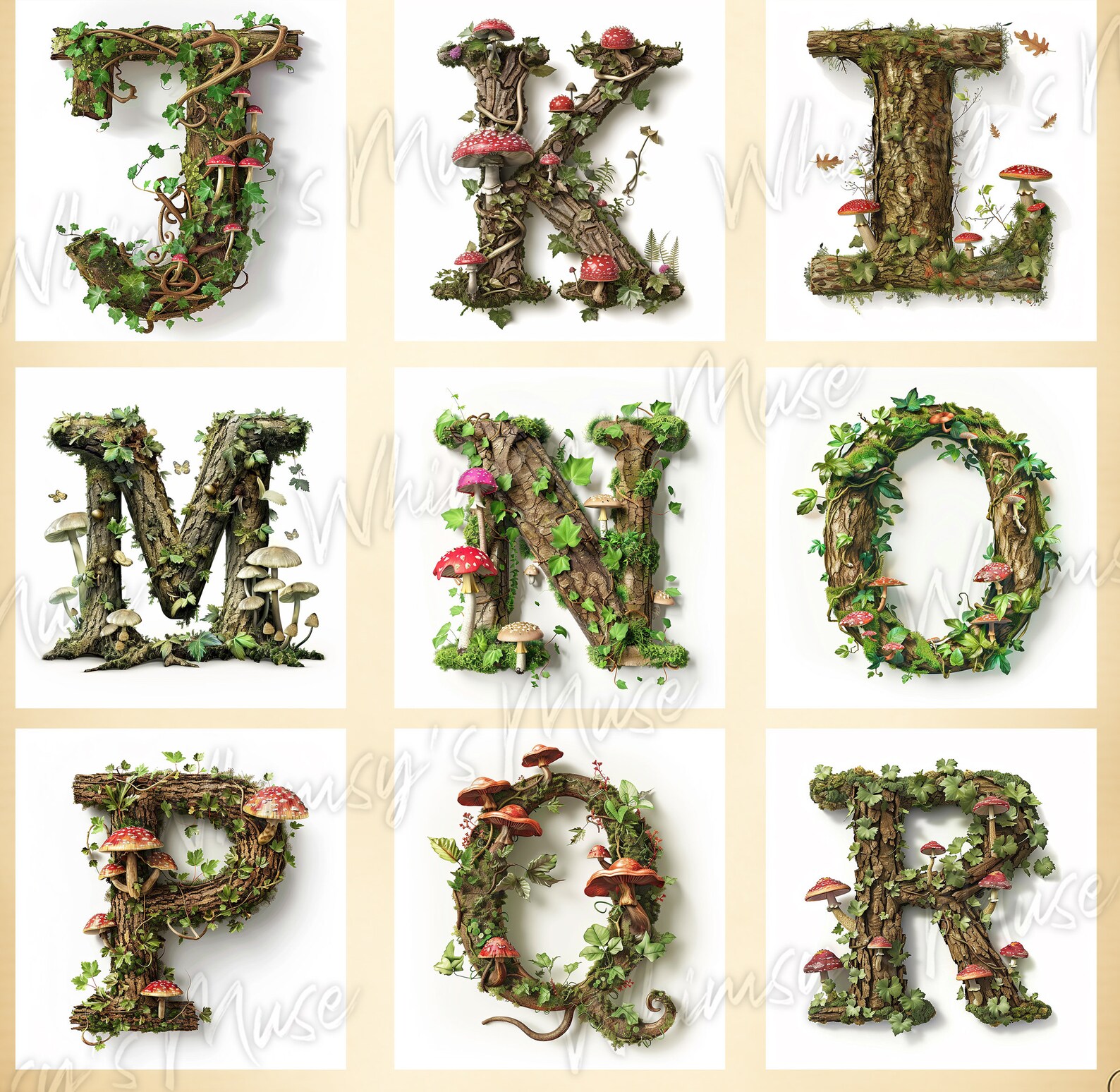 26 Magical Alphabet Letters, Fantasy Letters, Transparent Background ...