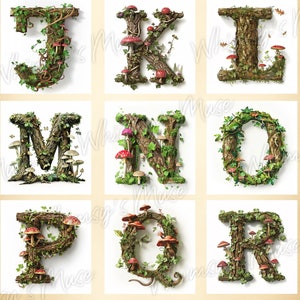 26 Magical Alphabet Letters, Fantasy Letters, Transparent Background ...