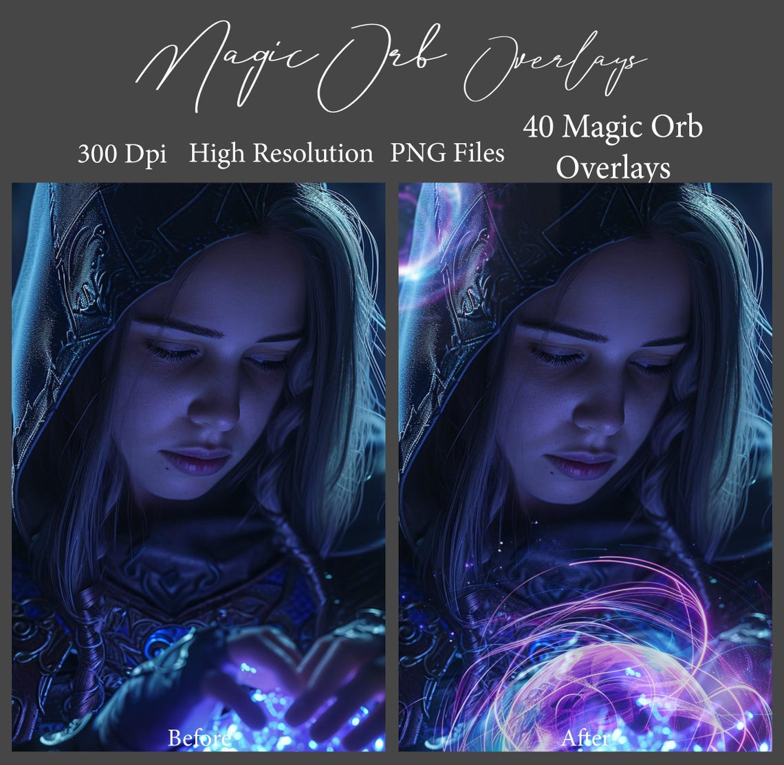 40 Magic Energy Overlay Magic Orbs Overlay Photoshop Photo Overlay ...