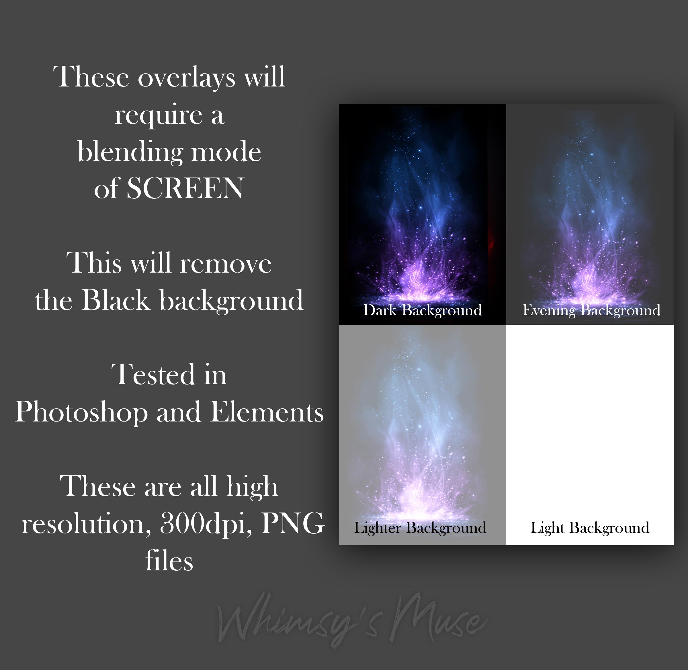 30 Magic Energy Overlays, Magic Orbs Overlays, Photo Overlay, Photo ...