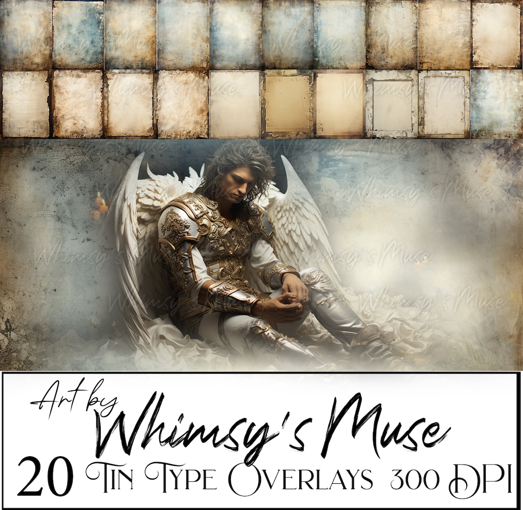 20 Tin Type Overlays, Photo Overlay, Vintage Textures, Vintage Overlays ...