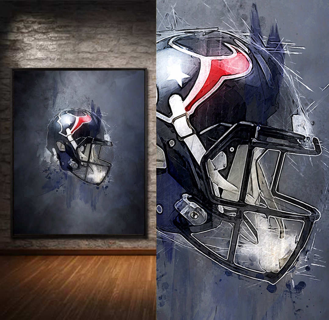 Texans Poster, Hoston Texans - Canvas Print, Sports Art Print, Football ...