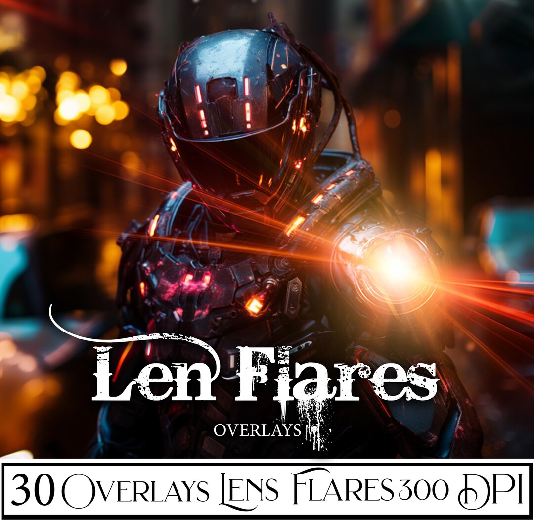 30 Len Flares Overlays, Flare Overlays, Photo Overlay, Photo Editing ...