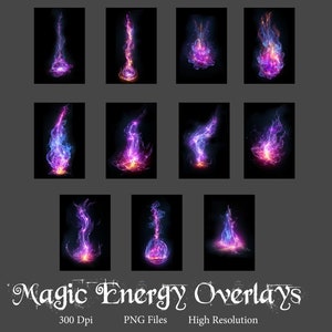 40 Magic Energy Overlays, Magic Orbs Overlays, Photo Overlay, Photo ...