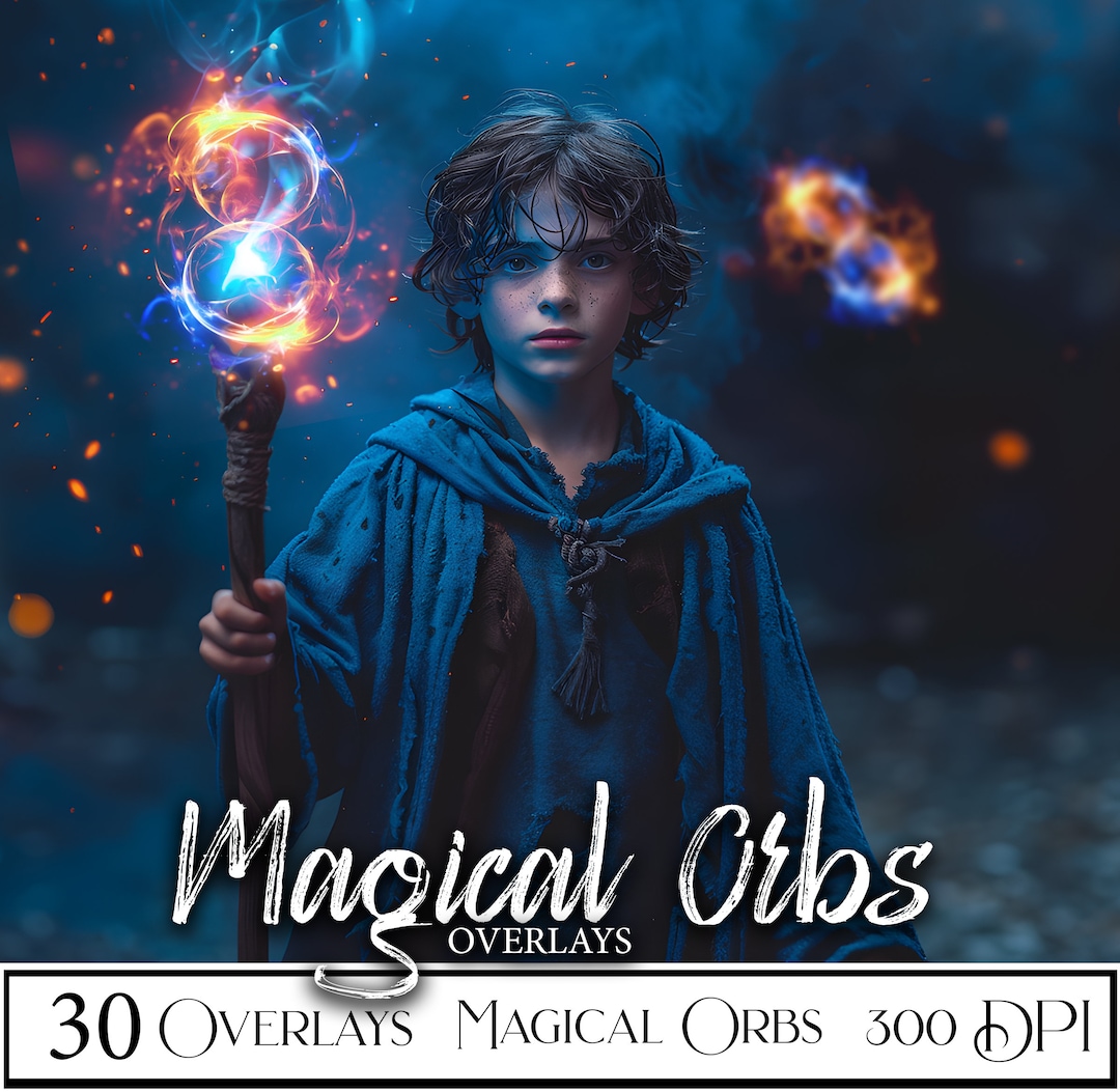 30 Magic Ball Overlays, Magic Orbs Overlays, Photo Overlay, Photo ...
