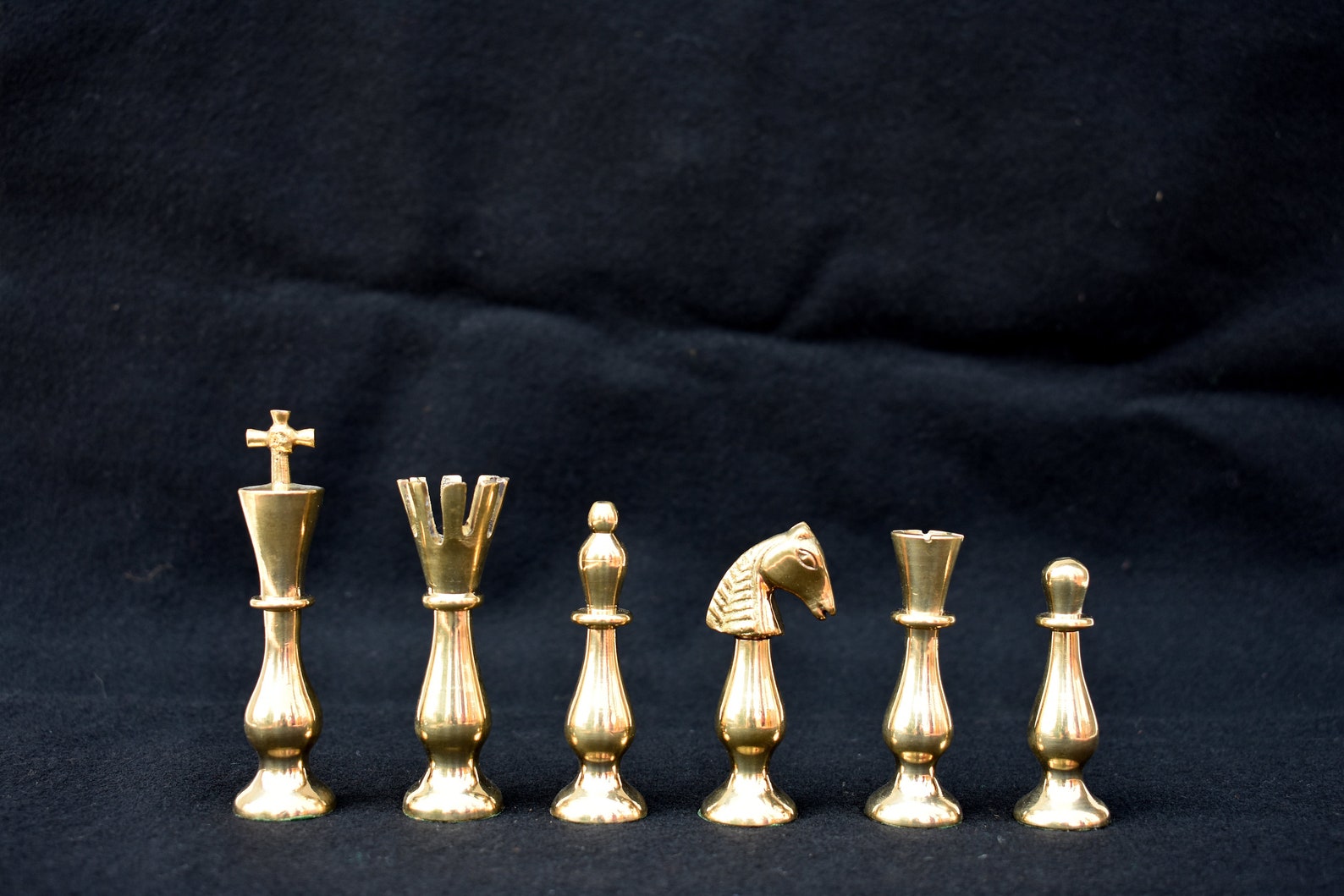Majestic Series Brass Chess Set Chess Pieces-3.5 King | Etsy