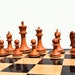1849 Jaques Cook Type Luxury Wood Chess Pieces 4.4" King Antiqued ...