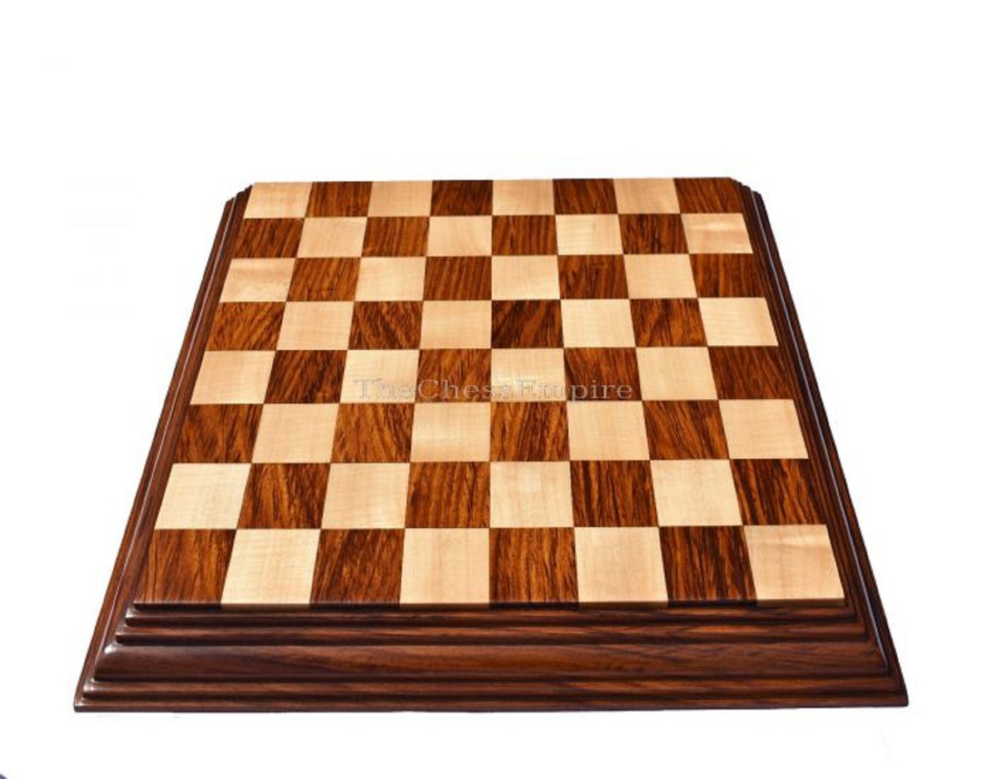 21" -- Luxury Solid Wood Chess Board Matte Finish Signature Series II ...