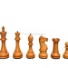The Philidor Series Luxury Chess Pieces 4" King Boxwood & Ebonized ...