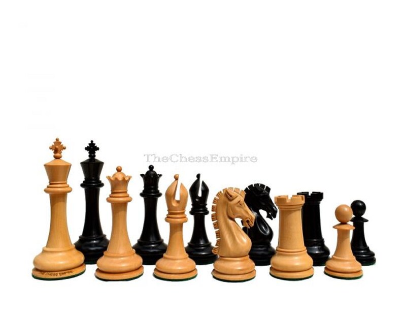 The Sinquefield Cup Series Luxury Wood Chess Pieces | Etsy