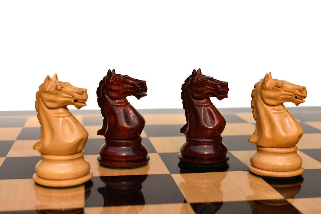 Centurion Series Luxury Wood Staunton Chess Pieces Boxwood & Padauk 4 ...
