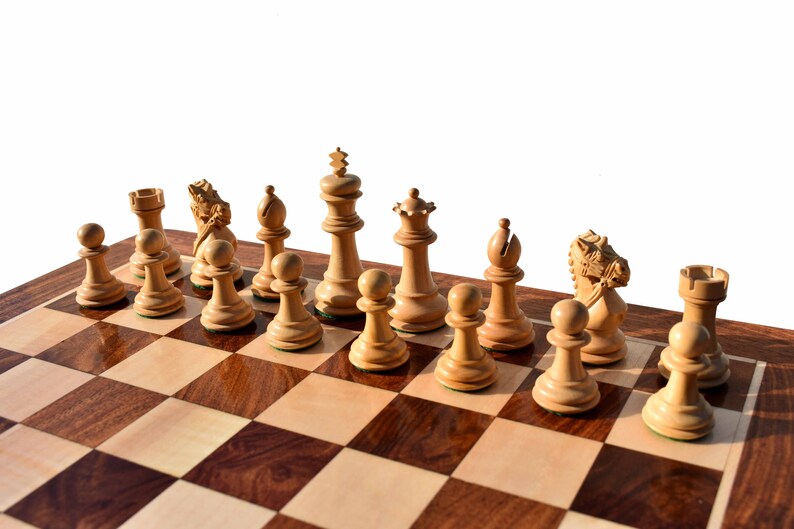 The Kings Bridle Series Complete Chess Set Boxwood & Ebonized - Etsy