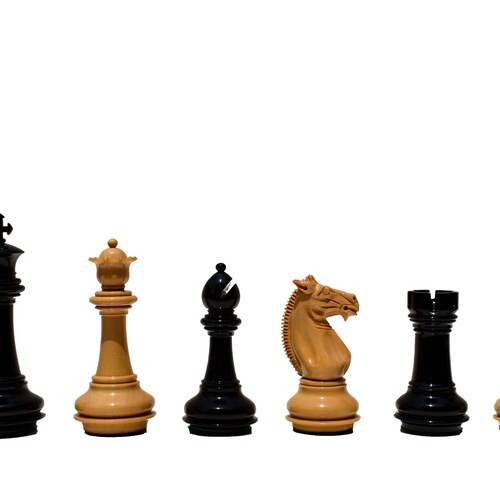 The King George Series Luxury Wood Chess Set Chess Pieces - Etsy