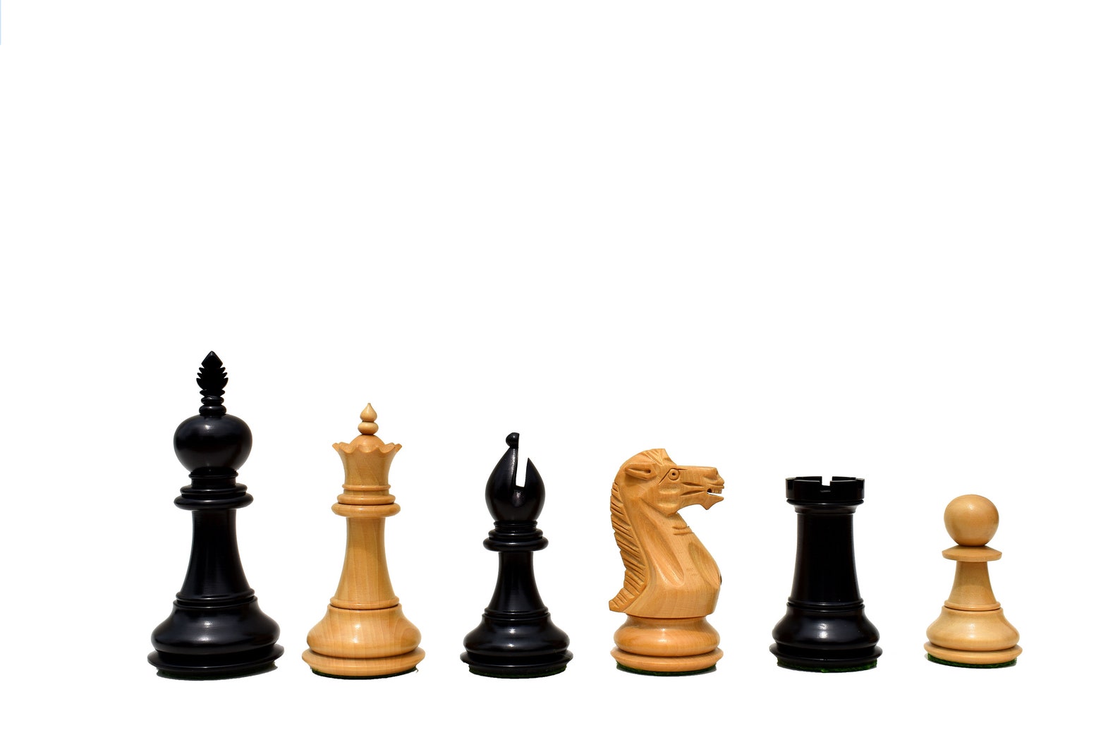 The Royal Knight Series Boxwood & Ebonized Luxury Wood Chess - Etsy