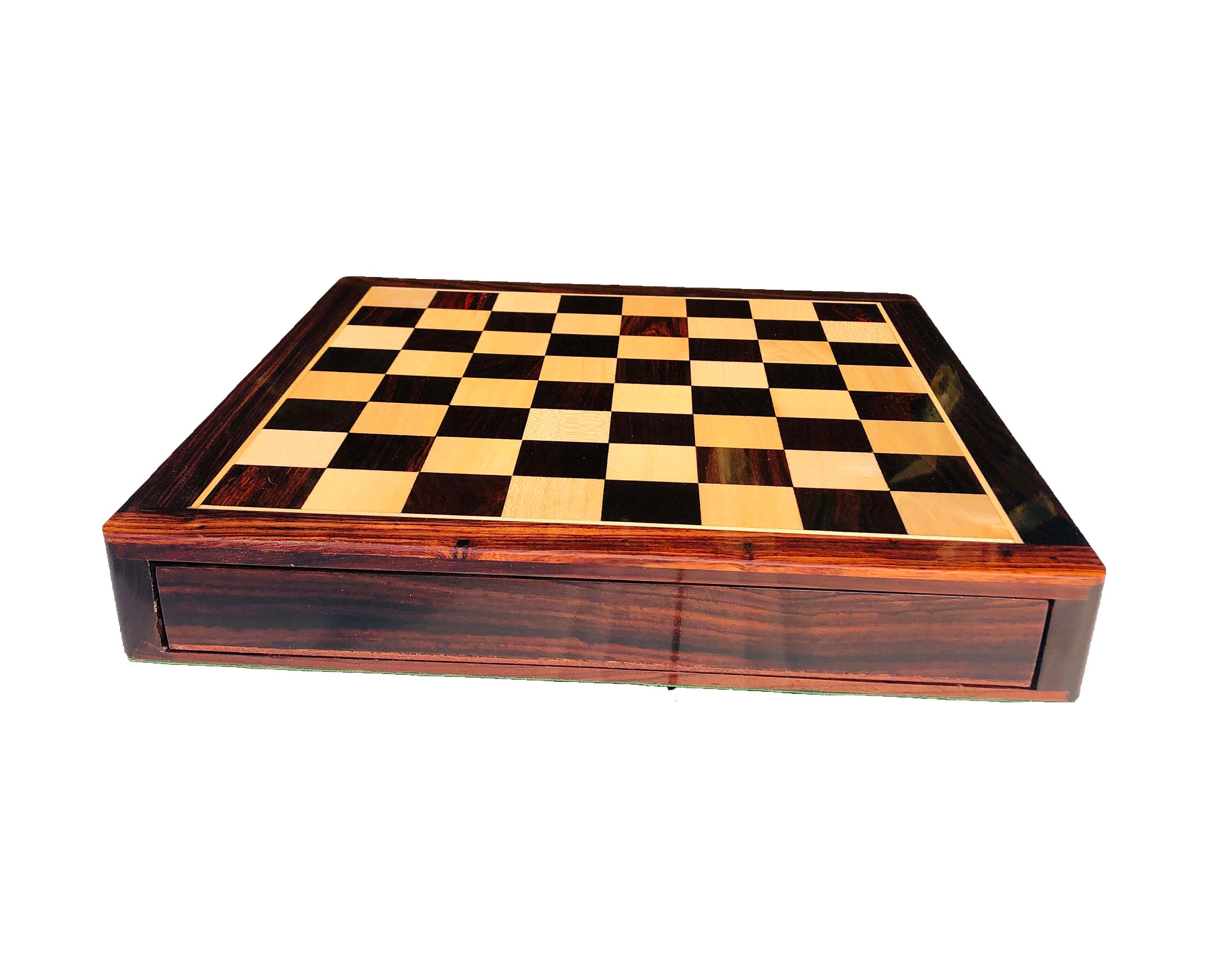 10 Square Luxury Chess Set Magnetic Rosewood & Canadian | Etsy UK