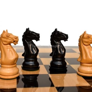The Centurion Series Luxury Staunton Chess Pieces Boxwood & Ebony 4 ...