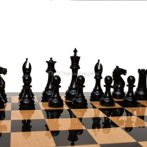 The Centurion Series Luxury Staunton Chess Pieces Boxwood & Ebony 4 ...